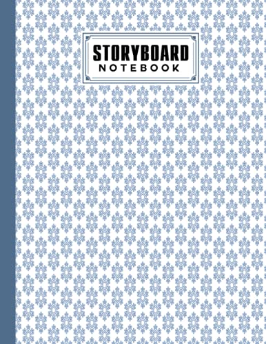 Storyboard Notebook: Snowflake Storyboard Notebook, Cinema Notebooks ...