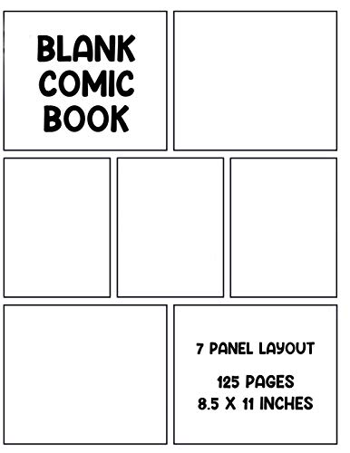 Blank Comic Book: This DIY Comic Book Lets You Create Your Own Comic ...