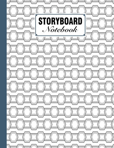 Storyboard Notebook: Cinema Notebooks for Cinema Artists With Hexagons ...