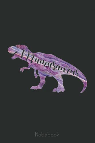 Purple Pink Mamasaurus Tyrannosaurus Dino Mom Dinosaur Notebook: Cute ...
