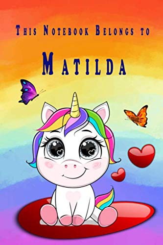 This Notebook Belongs to Matilda: Personalised Notebook With Name ...