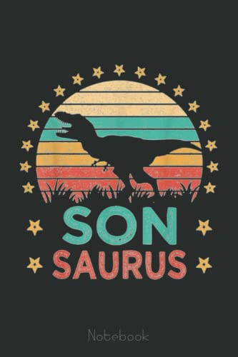 Sonsaurus Dinosaur Family Matching Son Saurus Notebook: Cute Trendy ...