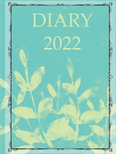 Diary 2022: Hardback weekly planner in 8.25x11 a4 format with a ...