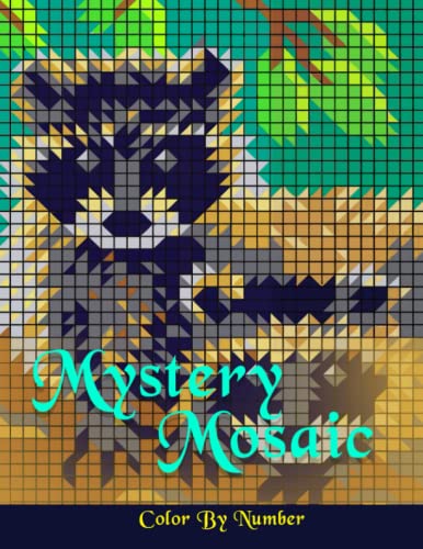 Mystery Mosaic Color By Number: Pixel Art For Adults and Kids with ...