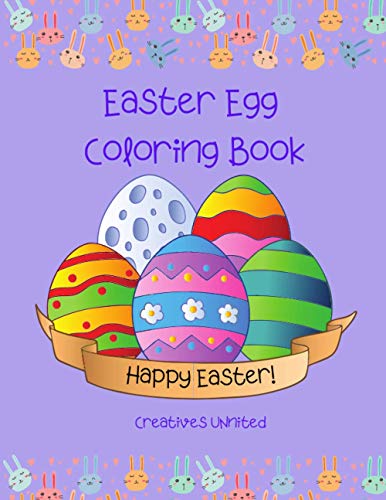 Easter Egg Coloring Book: Fun Coloring Activity Book for Kids Ages 2-5 ...