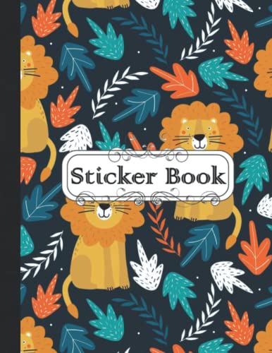 Sticker Book: Blank Sticker Book for Collecting Stickers | Reusable ...
