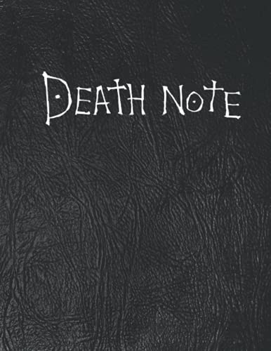 Death Note Notebook: With Rules : Death Note Notebook: Great Notebook ...