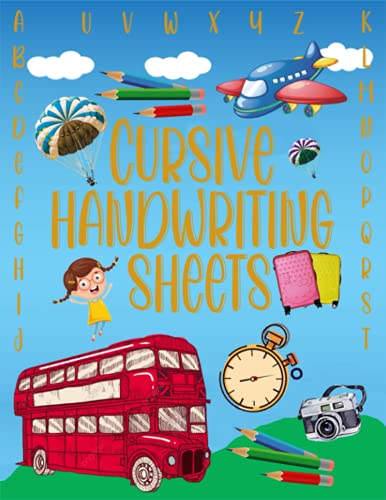 Cursive Handwriting Sheets: Cursive handwriting book !Gift for ...