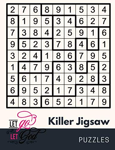 Killer jigsaw puzzles: Puzzles 3x3 block contain all of the digits 1 ...