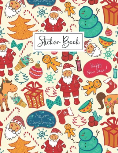 Sticker Book: Large Blank Sticker Keeper Book for Kids & for Children ...