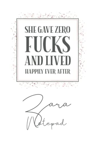 Zara: Unique Customized Journal Gift for Zara - Journal with beautiful ...