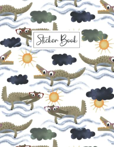 Sticker Book: Large Blank Sticker Keeper Book for Kids & for Children ...