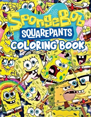 Spongebob Squarepants Coloring Book: SpongeBob's and friends adventures ...