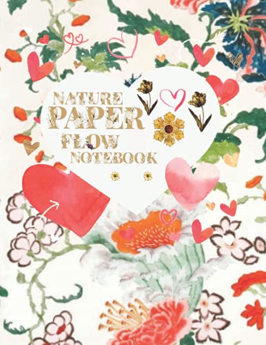 nature paper flow notebook: 160 PAGES FOR CREATING, AND SHARING LIVING ...