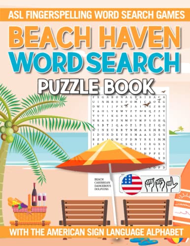 ASL Fingerspelling Word Search Games: Beautiful Summer Vacation Word ...