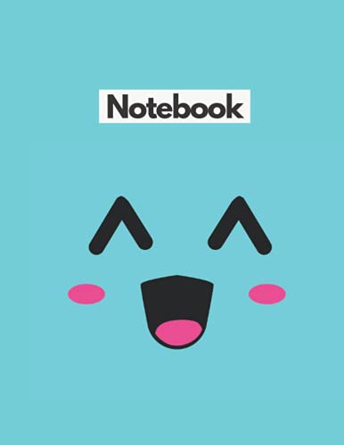 Notebook: Emoji Composition Notebook for Daily Notes - 8.5x11- blue ...