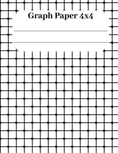 Graph Paper 4x4 Composition: Graph Paper Composition Notebook / Square ...