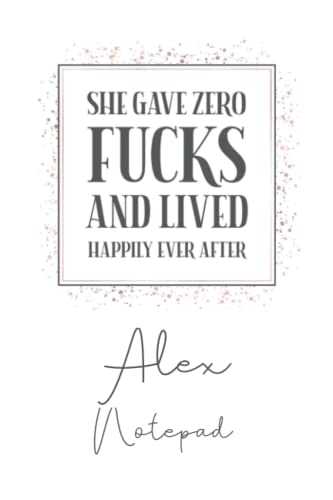 Alex: Unique Customized Journal Gift for Alex - Journal with beautiful ...