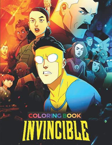 Invincible Coloring Book: Awesome Coloring Pages filled with Invincible ...