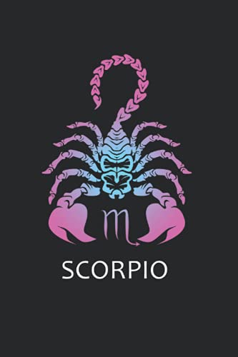 Scorpio: Skorpion Notizbuch • A5 Sternzeichen Buch mit linierten Seiten ...