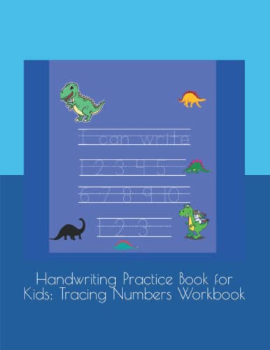 Handwriting Practice Book for Kids: Tracing Numbers Workbook by Neo ...