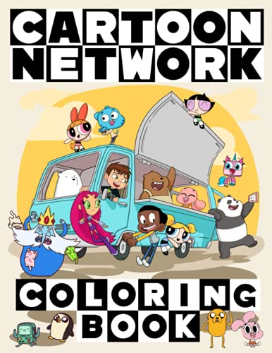 Cartoon Network Coloring Book: Cartoon Network Stunning Coloring Books ...
