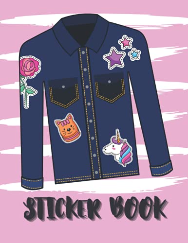 Sticker Book: Blank Sticker Book, Big Sticker Collection , 100 pages 8. ...