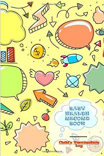 Baby Health Record Book: Child's Vaccination Log | Vaccine Schedule ...
