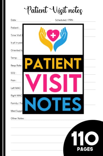 Patient Visit notes: A Notebook For Hospice Nurses | Hospice Nurse ...