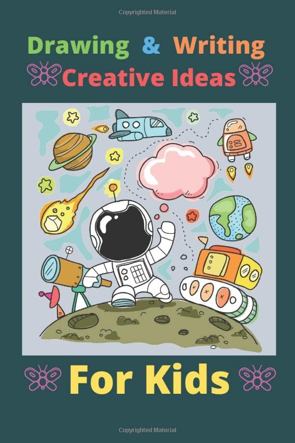 Drawing & Writing Creative Ideas For kids: draw and write journal for ...