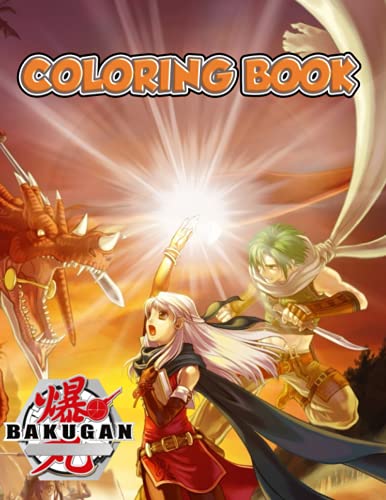 Bakugan Coloring book: 50+ Coloring Pages. A Cool Coloring Book With ...