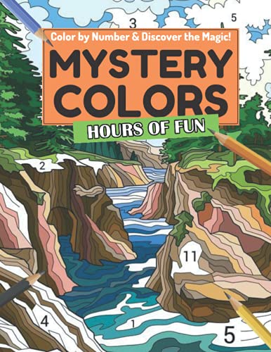 Mystery Colors Color By Number & Discover The Magic! Hours Of Fun ...