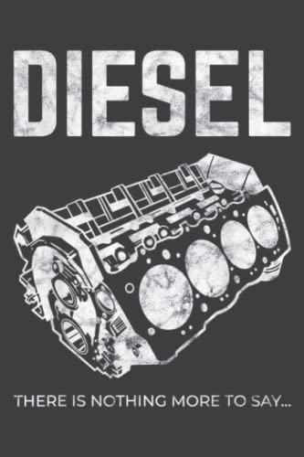 Diesel Car Engine Usa Flag Mechanic: Ruled Notebook/Journal - Lined ...