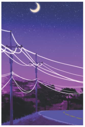 Nighty Night - Lofi Aesthetic Notebook: 6 inches x9 inches, Squared ...