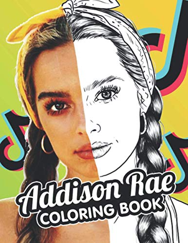 Addison Rae Coloring Book: A Cool Coloring Book for Fans of Addison Rae ...