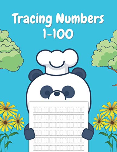 Tracing Number 1-100: Number Tracing Workbook for Preschoolers Number ...
