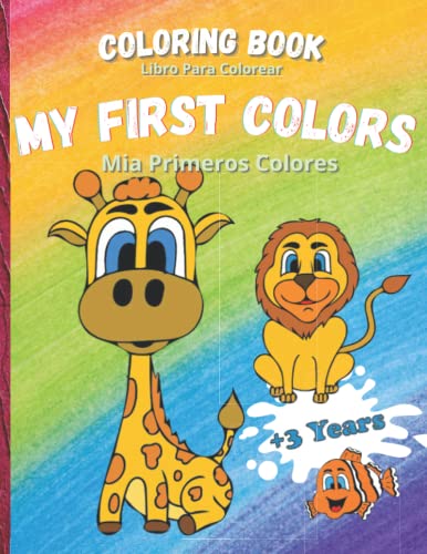coloring book my first colors +3 years: activity book pre-k ...