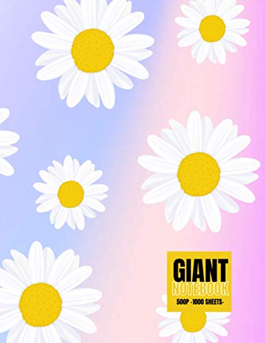 Giant Notebook: Huge notebook journal| Thick notebook with 500 lined ...