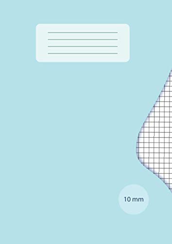 Maths Exercise Book A4 10mm: A4 School Exercise Book,10mm (1cm) Squared ...