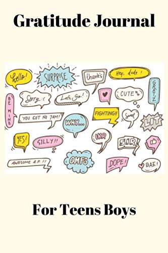gratitude journal for teens boys: A daily gratitude for teens and ...