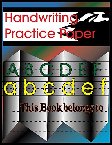 Handwriting Practice Paper: Kids Handwriting Notebook, The best ...