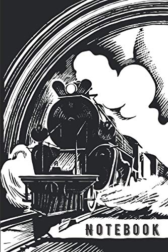 Vintage Train Notebook: 100 lined pages - 6 x 9 in by Vintage-TM ...