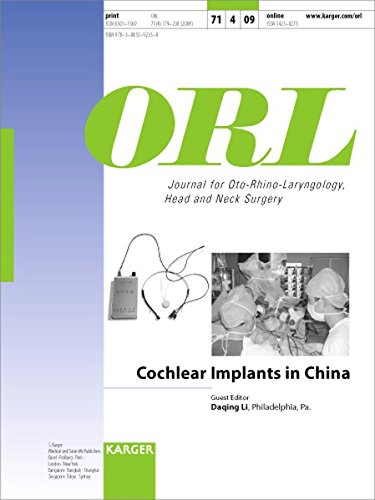 Cochlear Implants in China: ORL: Journal for Oto-Rhino-Laryngology ...