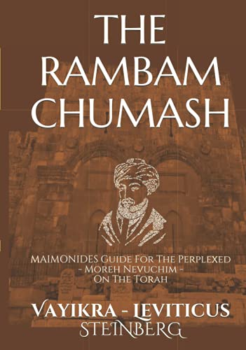 THE RAMBAM CHUMASH Vayikra - Leviticus: MAIMONIDES Guide For The ...