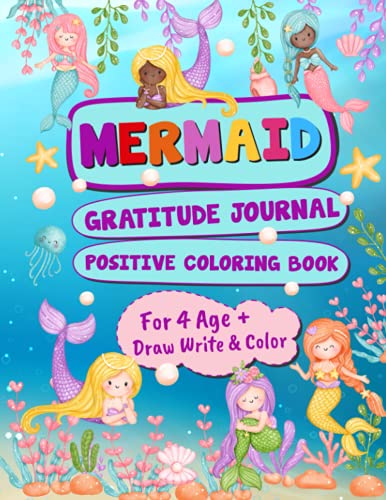 Mermaid gratitude journal: The Mermaid Gratitude Journal & Positive ...