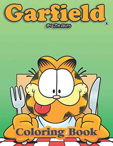 Garfield Coloring Book: JUMBO Coloring Book For Kids | Ages 2-13 ...