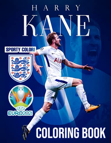 Sporty Color! - Harry Kane Coloring Book: Great Gifts For Soccer Fans ...