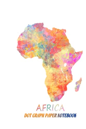 Dot Graph Paper Notebook: Art Map Organizer Africa Body Fitness Flight ...