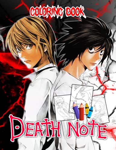Death Note Coloring Book: A Cool Coloring Book With Many Illustrations ...