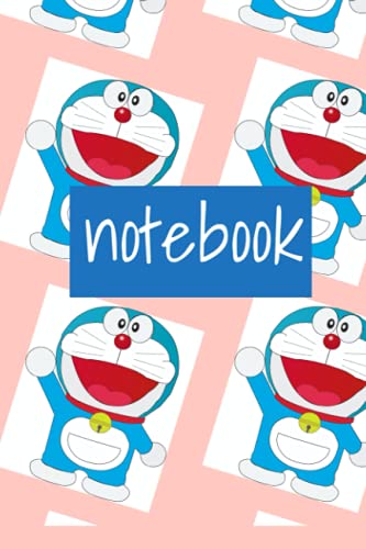 Cute Doraemon Notebook: Cute Doremon Notebook, 120 Blank Note Pages ...